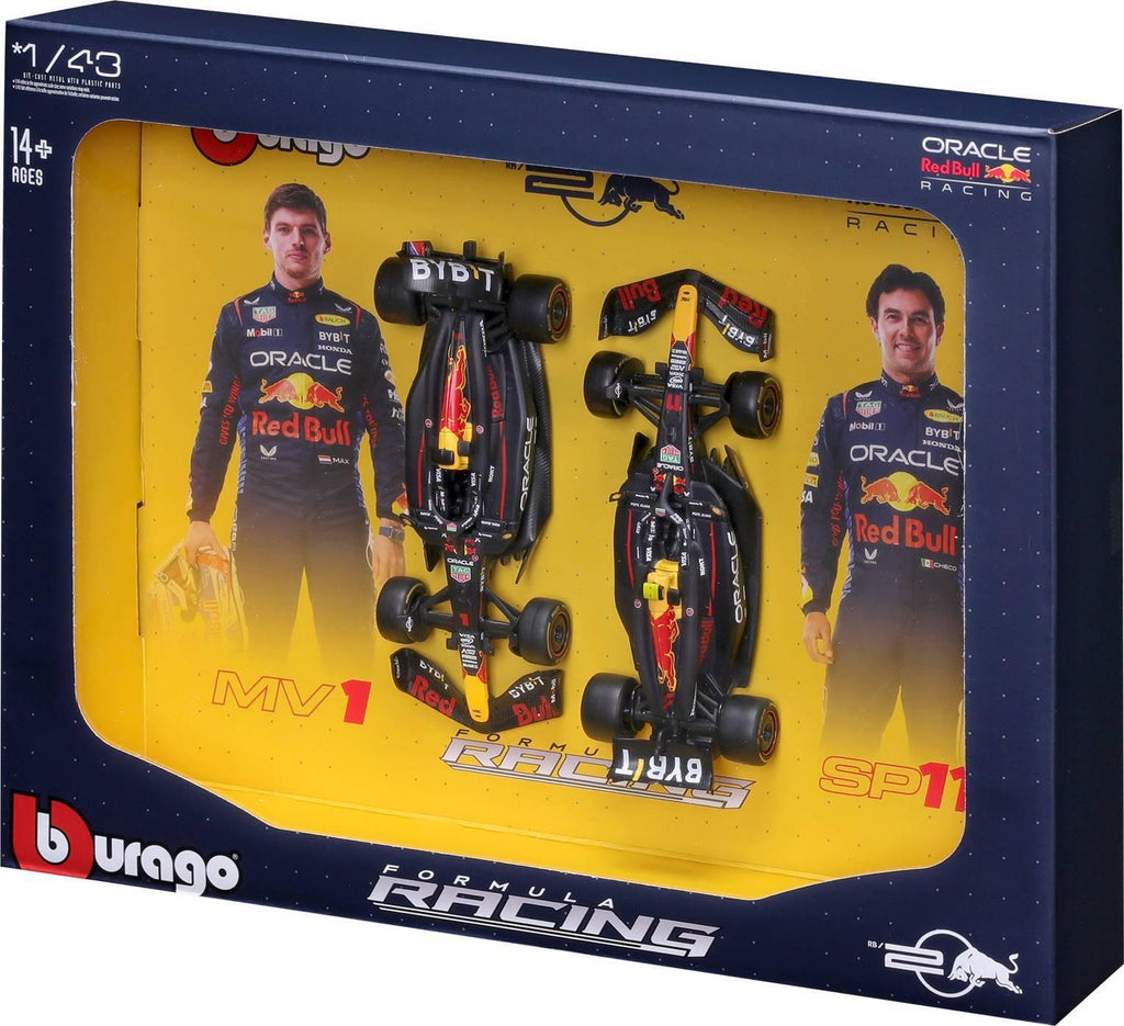Bburago: 1:43 Diecast Vehicle - 2 Pack Red Bull Oracle Racing RB20 202